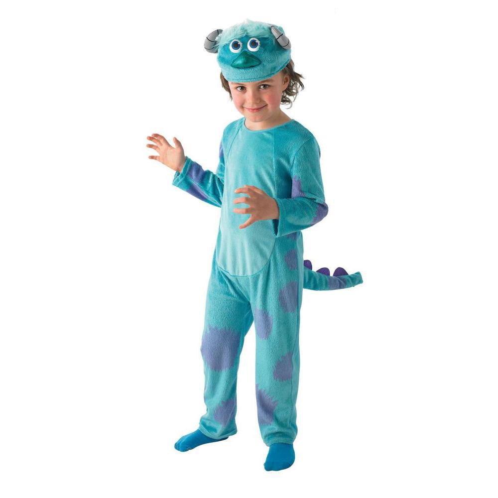 Buy Sully Deluxe Costume for Kids Furry Jumpsuit with Tail and ...