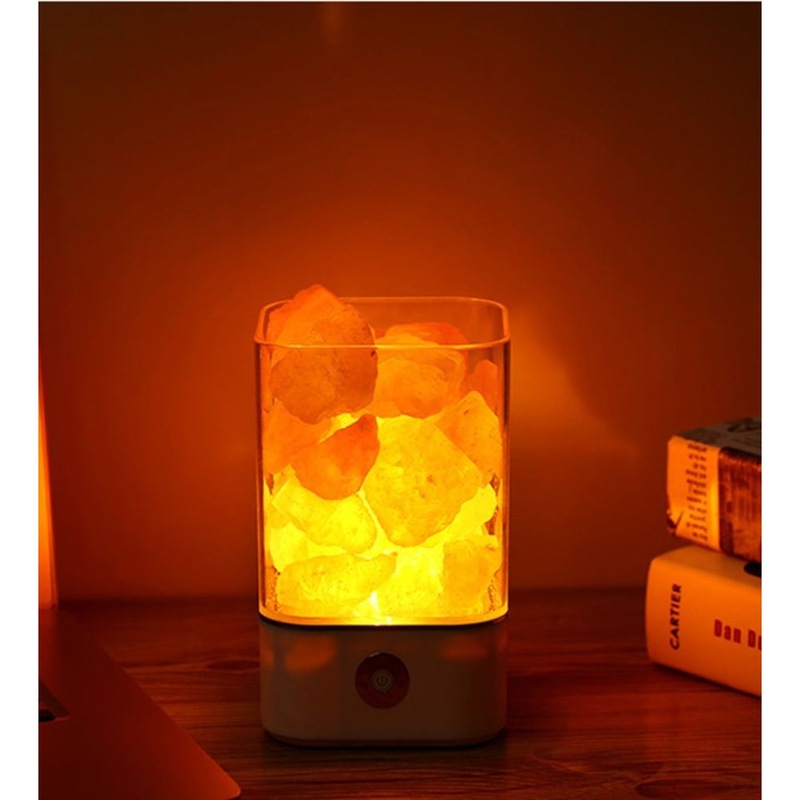 Buy Ultrasonic Aromatherapy Himalayan Salt Lamp Diffuser - MyDeal