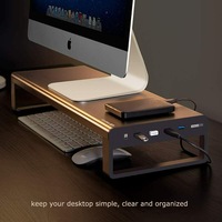 Buy USB 3.0 Computer Monitor Stand Metal Riser Support Base Stand with ...