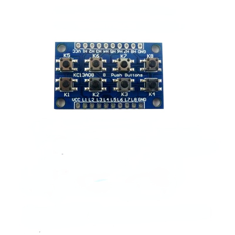 Buy 3pcs 8-Keyboard Trigger Button Board Push Keypad Module High Level ...