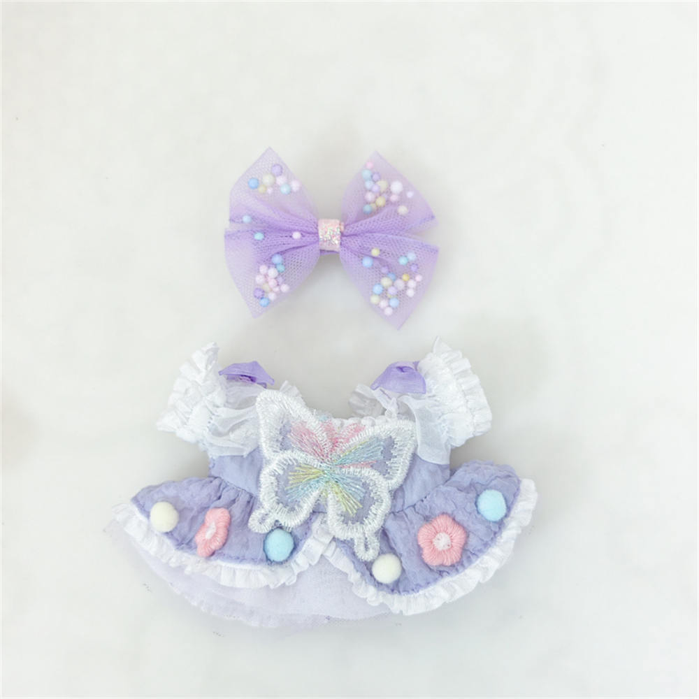 Buy Clothes For Labubu Plush Pendant Doll Labubu Clothes Lucky Purple ...