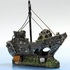Buy Pirate Ship Rotten Boat Small Net Boat Aquarium Landscaping Fish ...