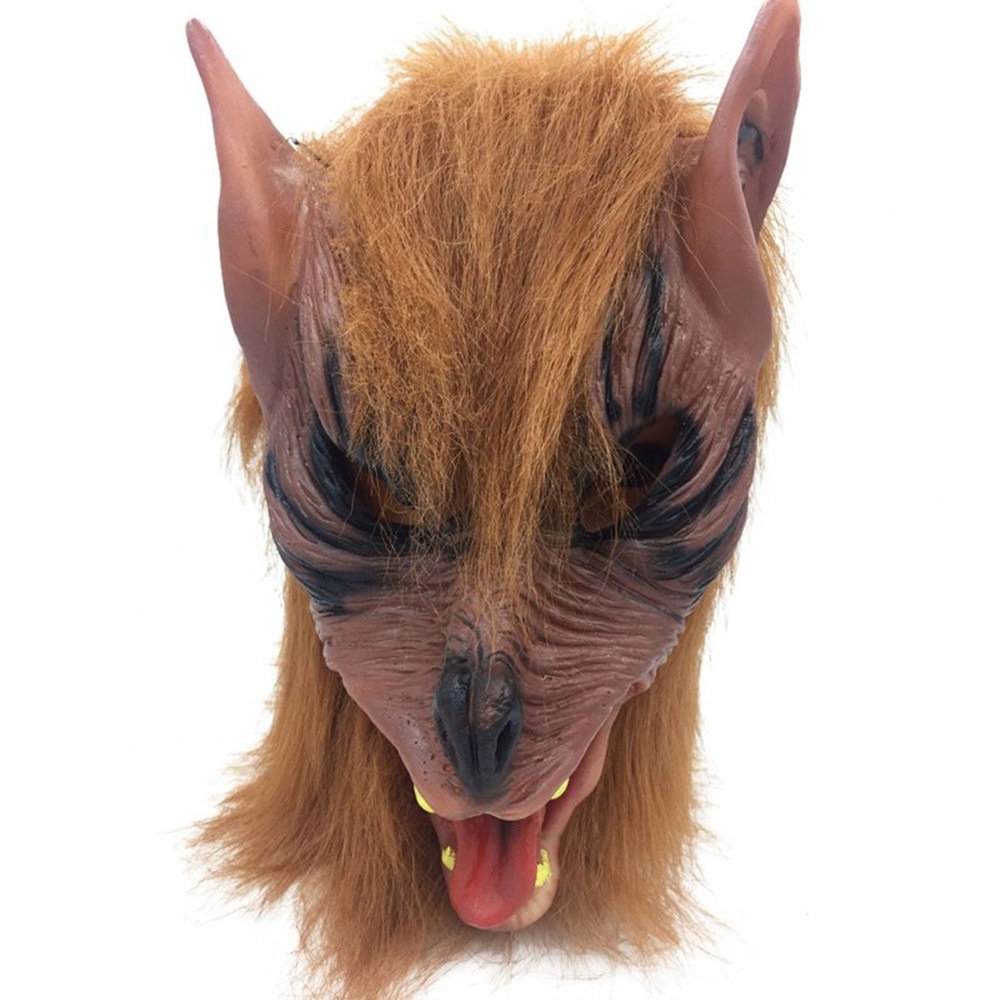 Buy Scary Lion/Tiger/Wolf Head Full Face Horror Masquerade Masks ...