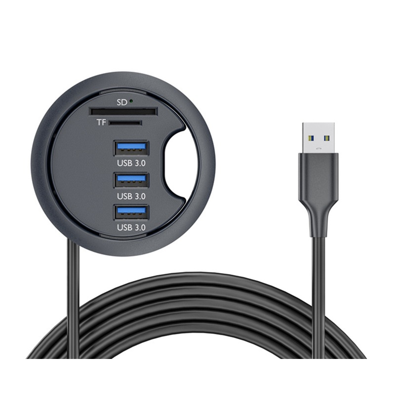Buy USB HUB Mount In Desk HUBs USB 3.0 HUB With SD/TF Card Reader ...