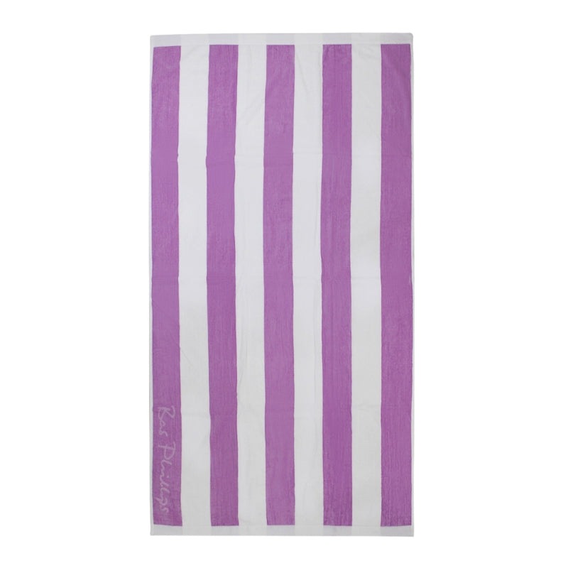 Buy Bas Phillips Cabana Lilac Beach Towel - MyDeal