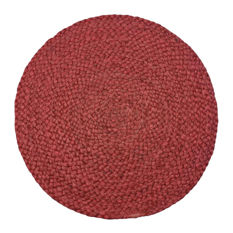 Buy J.Elliot Madden Dusty Red Jute Placemat 4 pack - MyDeal Australia