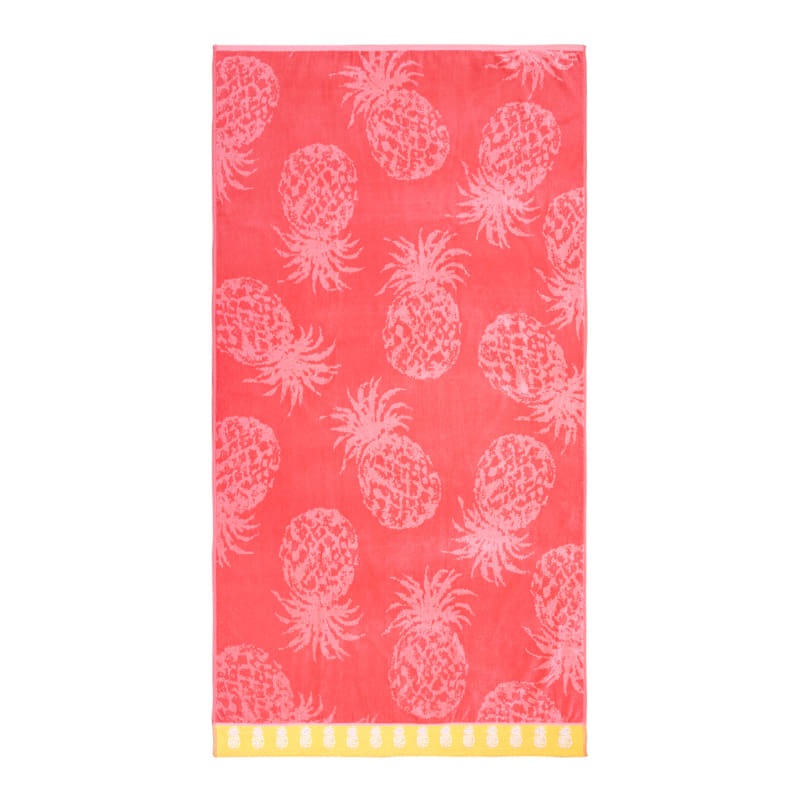 Buy Tommy Bahama Pineapple Passion Coral Beach Towel - MyDeal Australia