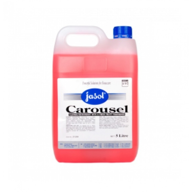 Buy Jasol Cleaner Carousel Fruity Disinfectant - Pink 5 Litre - MyDeal