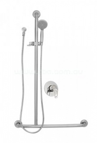Buy [Preorder] Rba Rba4118 Shower Rail Set, T Bar, Slider, Hose Set ...