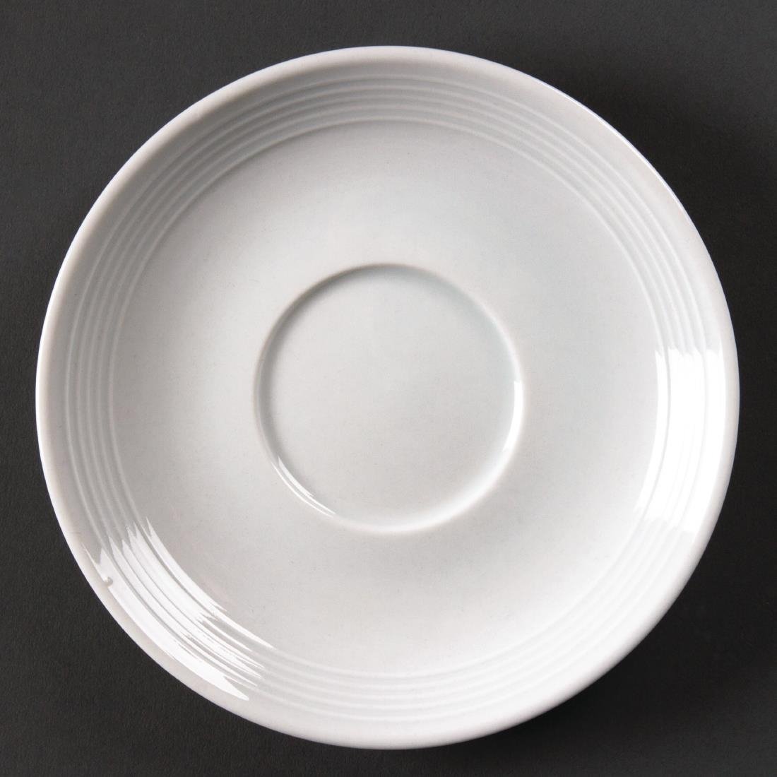 Buy Olympia Linear Stacking Tea Cup Saucer (Box 12) - MyDeal Australia