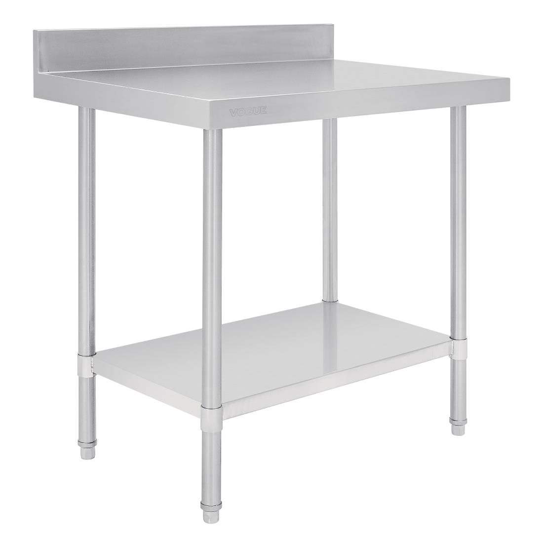Buy Vogue Premium 304 Stainless Steel Table with Upstand ...