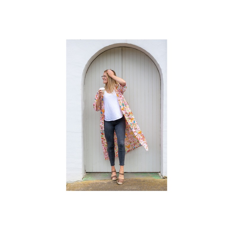 Buy Kimono Cotton Kimono Bathrobe Frida Kimono Kaftan Bird Bathrobe
