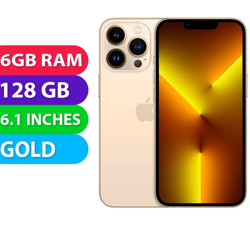 Buy Apple iPhone 13 PRO (128GB, Gold) - Refurbished (Excellent) - MyDeal