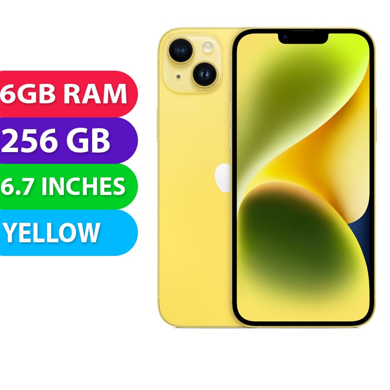 Buy Apple iPhone 14 Plus (256GB, Yellow) Australian Stock - Refurbished ...