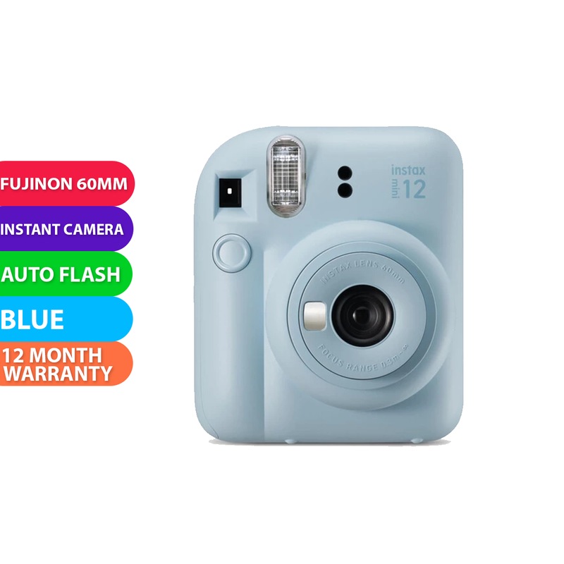 Buy Fujifilm Instax Mini 12 Instant Film Camera Pastel Blue Brand