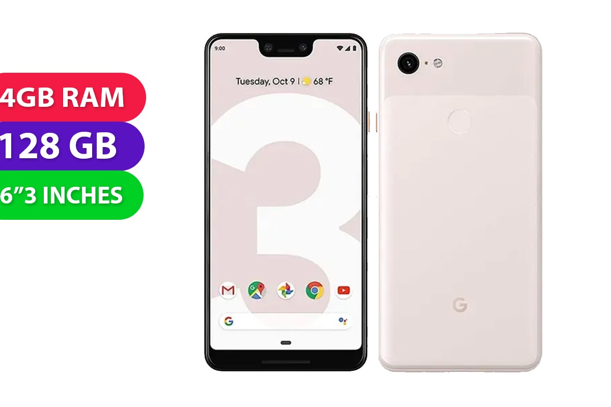 Buy Google Pixel 3 XL (128GB, Pink) - Refurbished (Excellent) - MyDeal ...