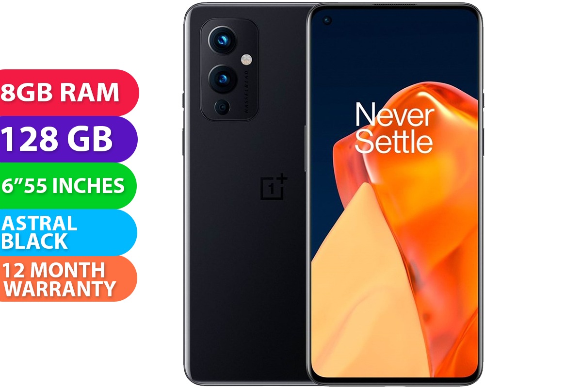 Buy Oneplus 9 Dual SIM 5G (8GB RAM, 128GB, Astral Black) - BRAND NEW ...