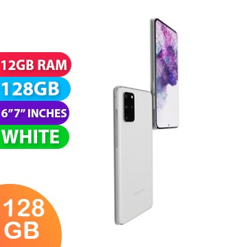 Buy Samsung Galaxy S20+ Plus Dual SIM 5G (12GB RAM, 128GB, Cosmic White ...