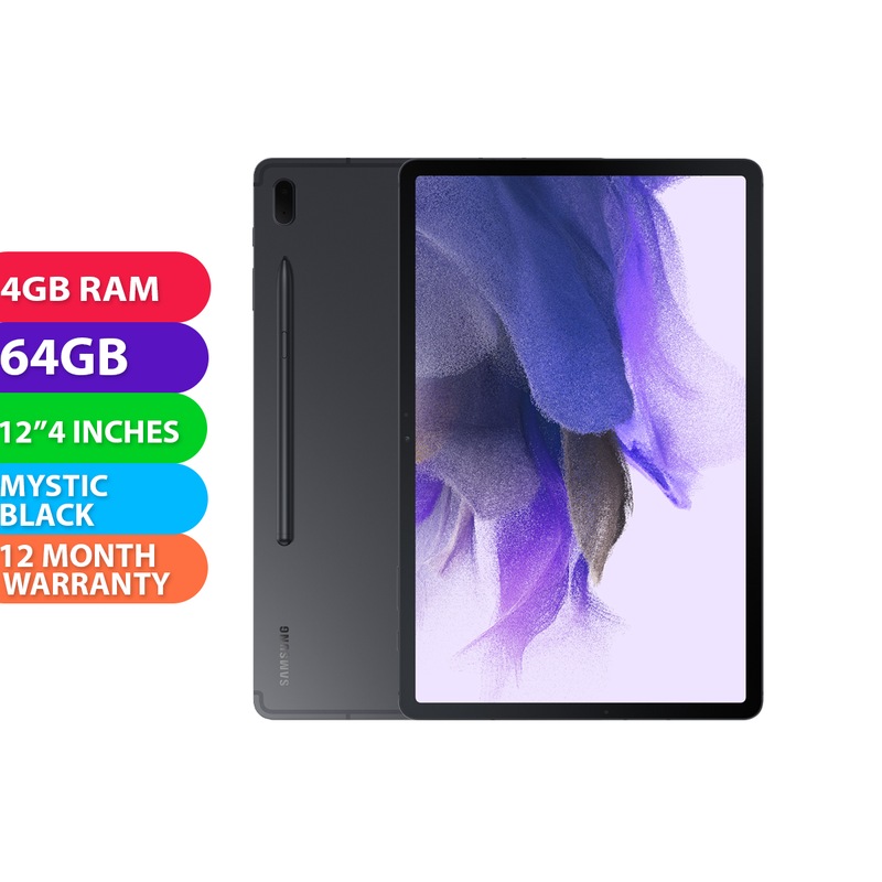 Buy Samsung Galaxy Tab S7 FE 5G (4GB RAM, 64GB, Mystic Black) - BRAND ...