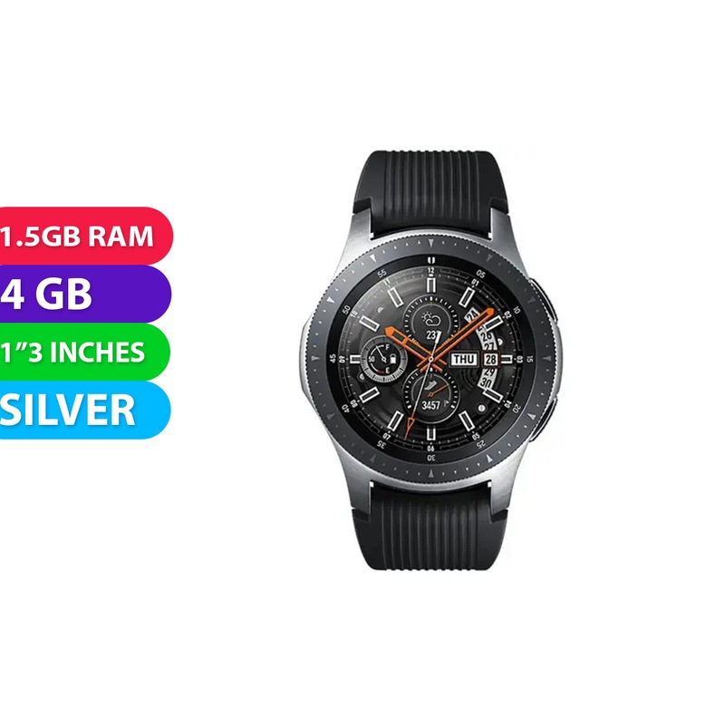 Buy Samsung Galaxy Watch SM-R805 (46MM, Cellular LTE, Silver) - Used ...