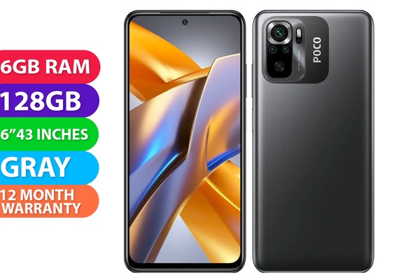 Buy Xiaomi Poco M5s Dual SIM (6GB RAM, 128GB, Gray) - BRAND NEW ...