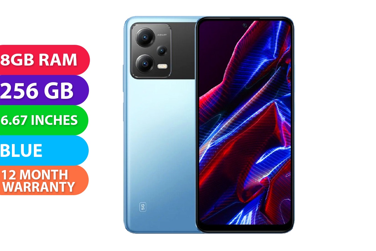 Buy Xiaomi Poco X5 Dual SIM 5G (8GB RAM, 256GB, Blue) - BRAND NEW ...