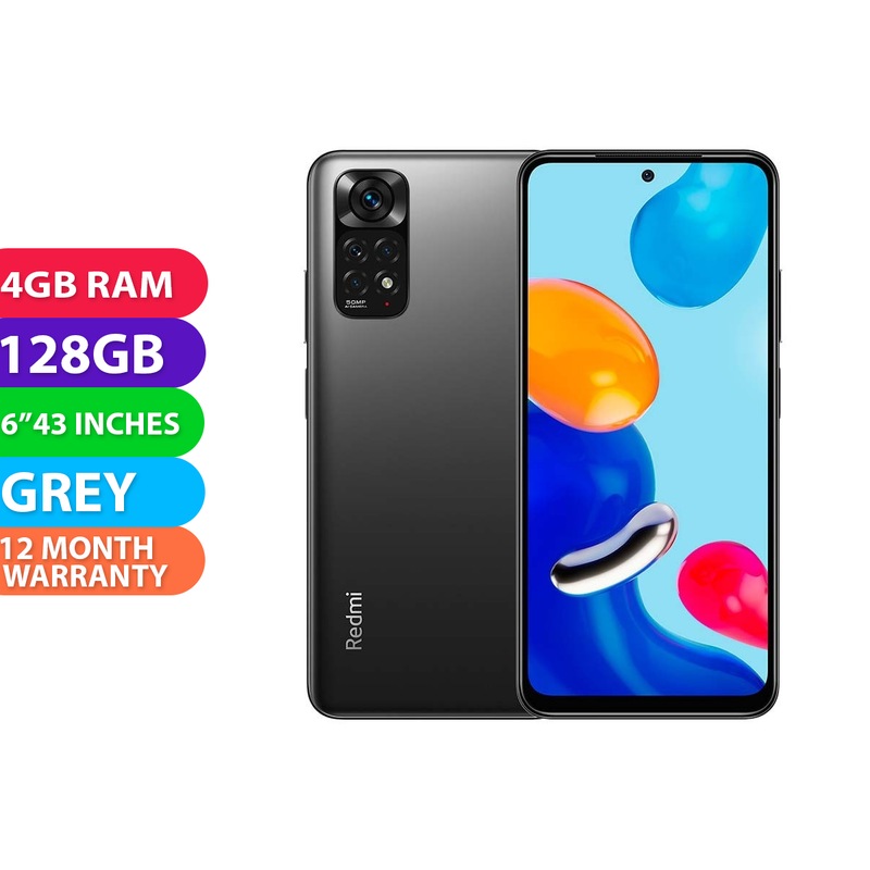 Buy Xiaomi Redmi Note 11S NFC (4GB RAM, 128GB, Graphite Grey) - BRAND ...