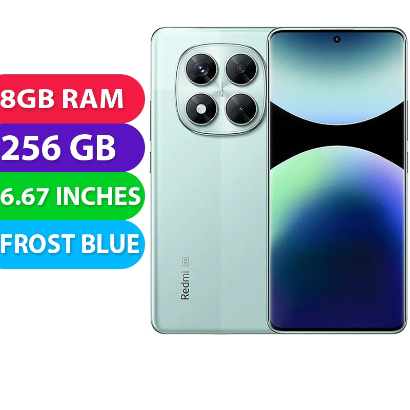 Buy Xiaomi Redmi Note 14 Pro+ Plus 5G (8GB RAM, 256GB, Frost Blue ...