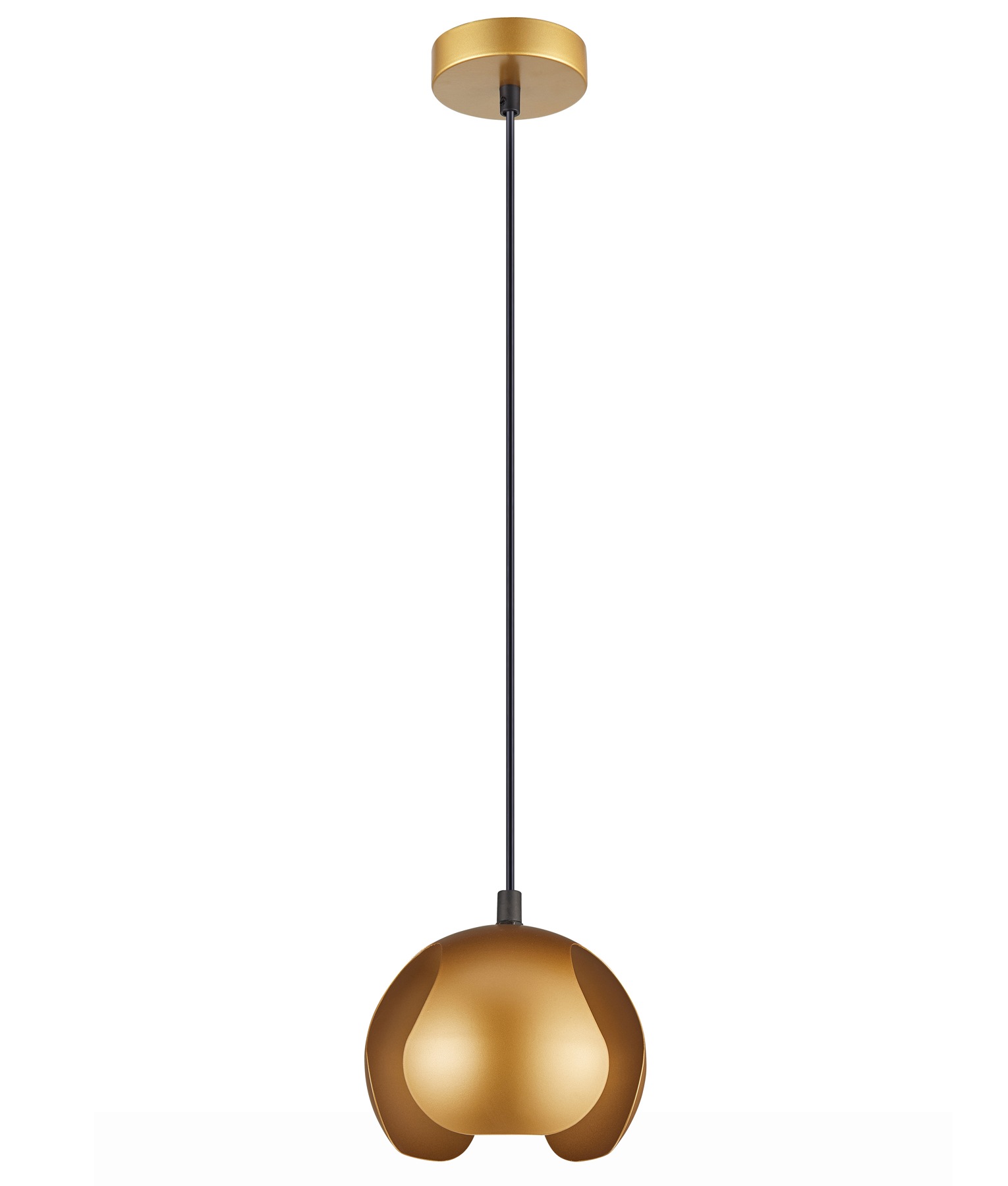Buy Virgo Gold Iron Dome Pendant Light - MyDeal Australia