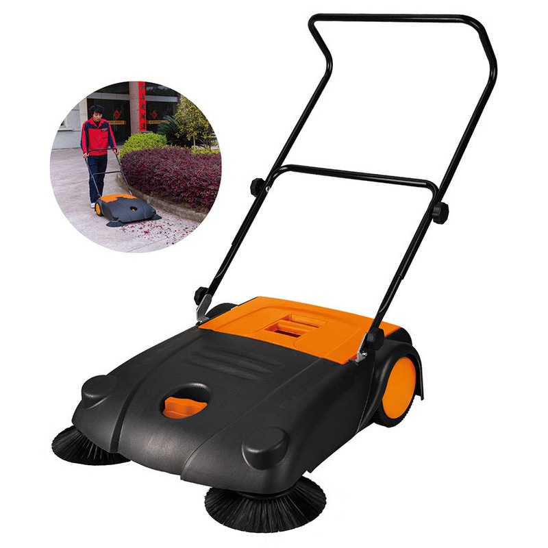 Buy Large Commercial Industrial Manual Push Sweeper - MyDeal