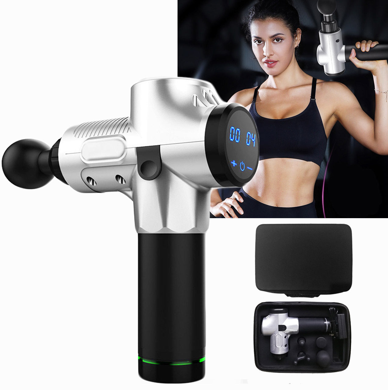 Buy Portable Massage Gun Percussive Vibration Therapy - MyDeal Australia