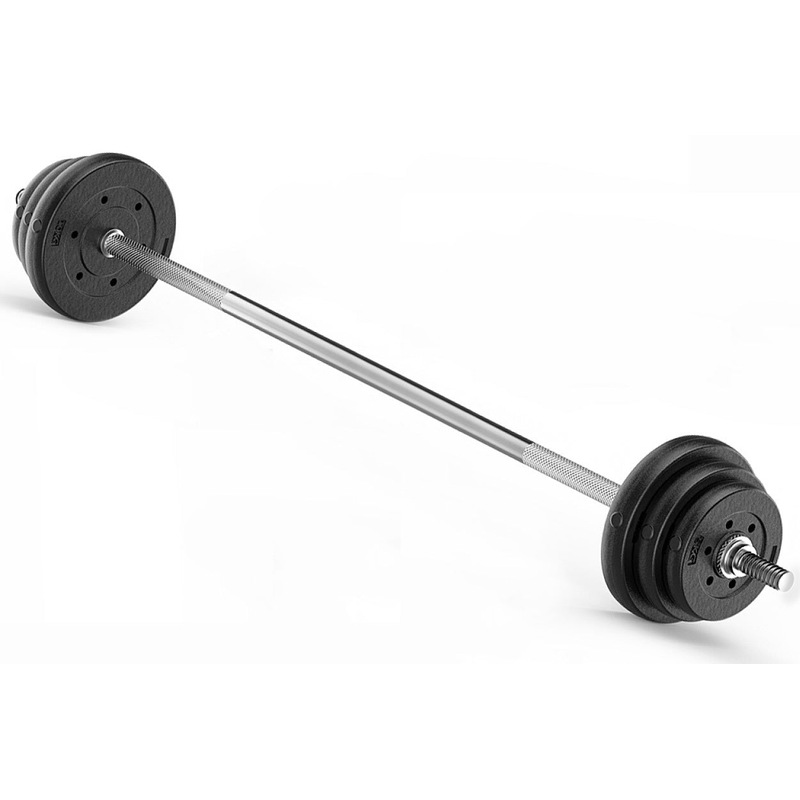 Buy Standard Barbell Weight Lifting Bar 1.5m -Straight - MyDeal