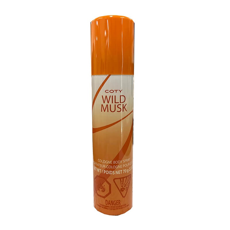 Buy Coty Wild Musk Cologne Body Spray 70g (L) SP - MyDeal