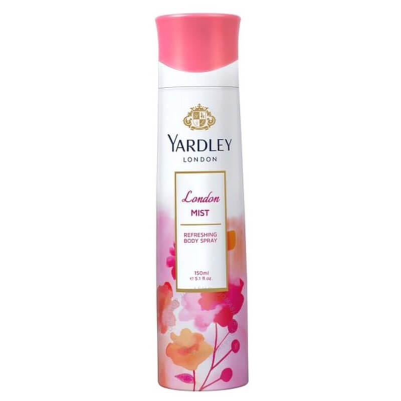 Buy Yardley London Mist Refreshing Body Spray 150ml (L) - MyDeal