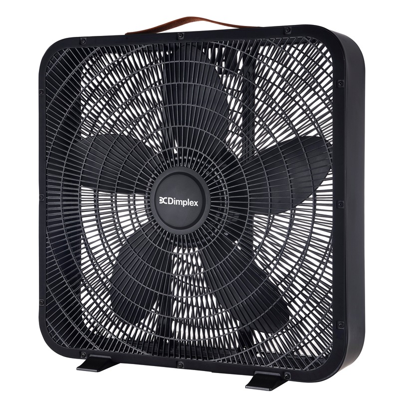 Buy Dimplex 50cm Box Fan w/ 3 Speed, Carry Handle - Matte Black - MyDeal