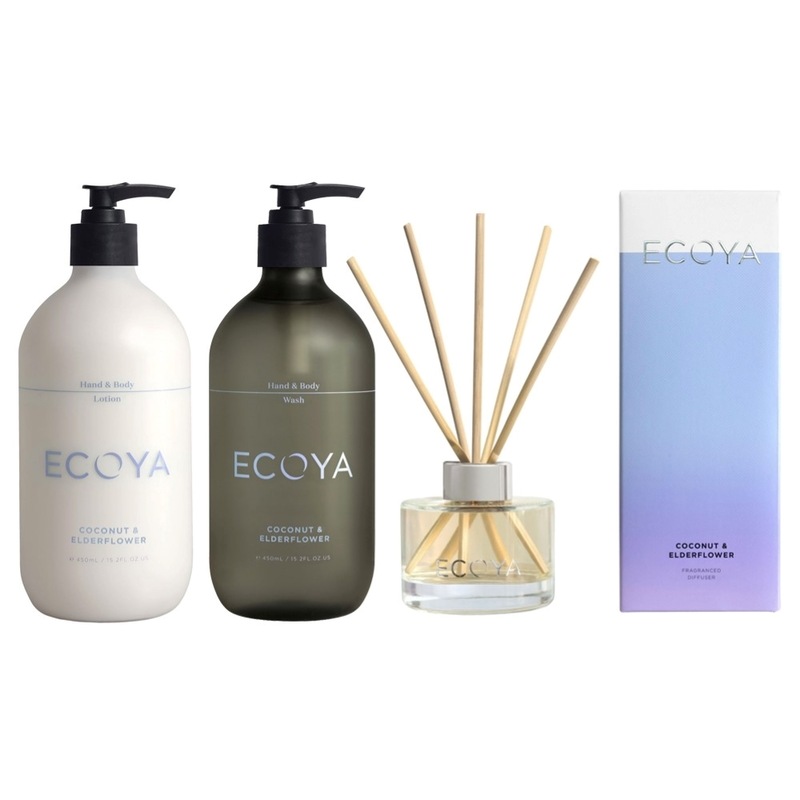 Buy Ecoya Coconut & Elderflower The Fragrant Bathroom Set-LOWARE307 - MyDeal