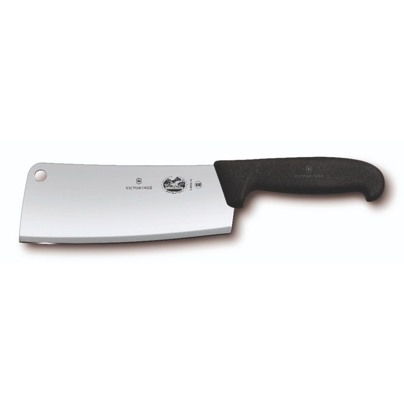 Buy Victorinox Kitchen Cleaver, 18cm 280gr Fibrox - Black - MyDeal