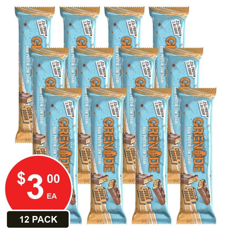 Buy GRENADE 60G CARB KILLA HIGH PROTEIN BAR CHOCOLATE CHIP COOKIE DOUGH ...