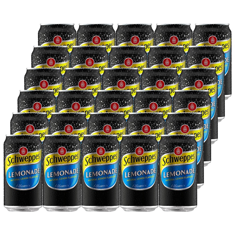 Buy SCHWEPPES 375ML LEMONADE CANS 30PK 30 PACK - MyDeal