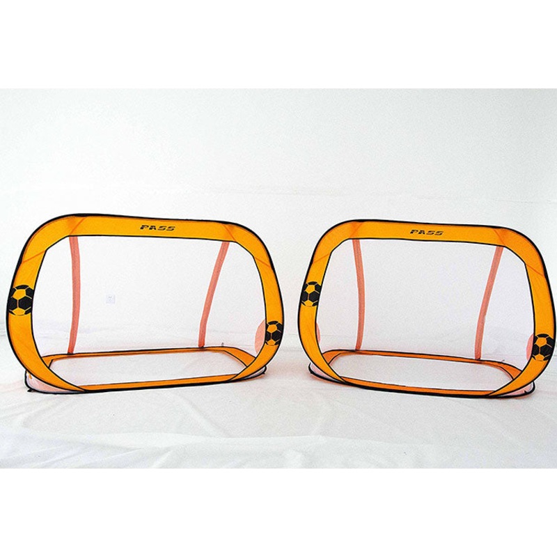 Buy 2x Pop Up Soccer Goals Football Net Kids Portable Mini Foldable Pop ...