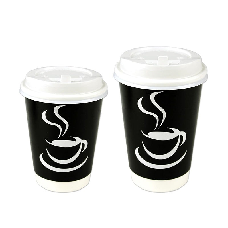 Buy Disposable Coffee Cups 8oz 12oz 16oz Takeaway Paper Double Wall