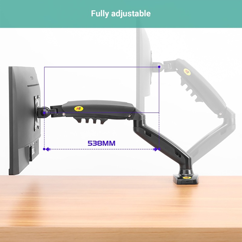 Buy Kartech Computer Monitor Arm LCD Holder Screen Bracket Display ...