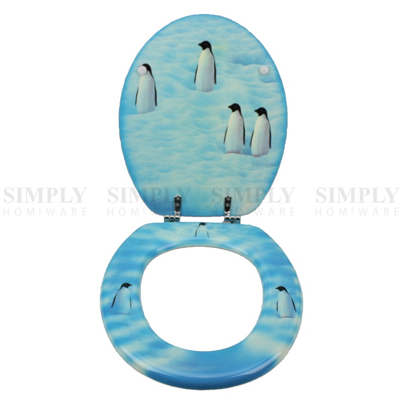 Buy Toilet Seat and Cover Lid Designer Hard Bathroom Covers WC Bath ...