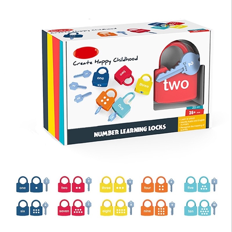 Buy Truboo Kids Learning Locks Toy ABC Alphabet Numbers Educational ...