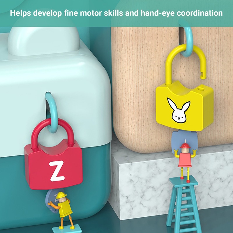 Buy Truboo Kids Learning Locks Toy ABC Alphabet Numbers Educational ...