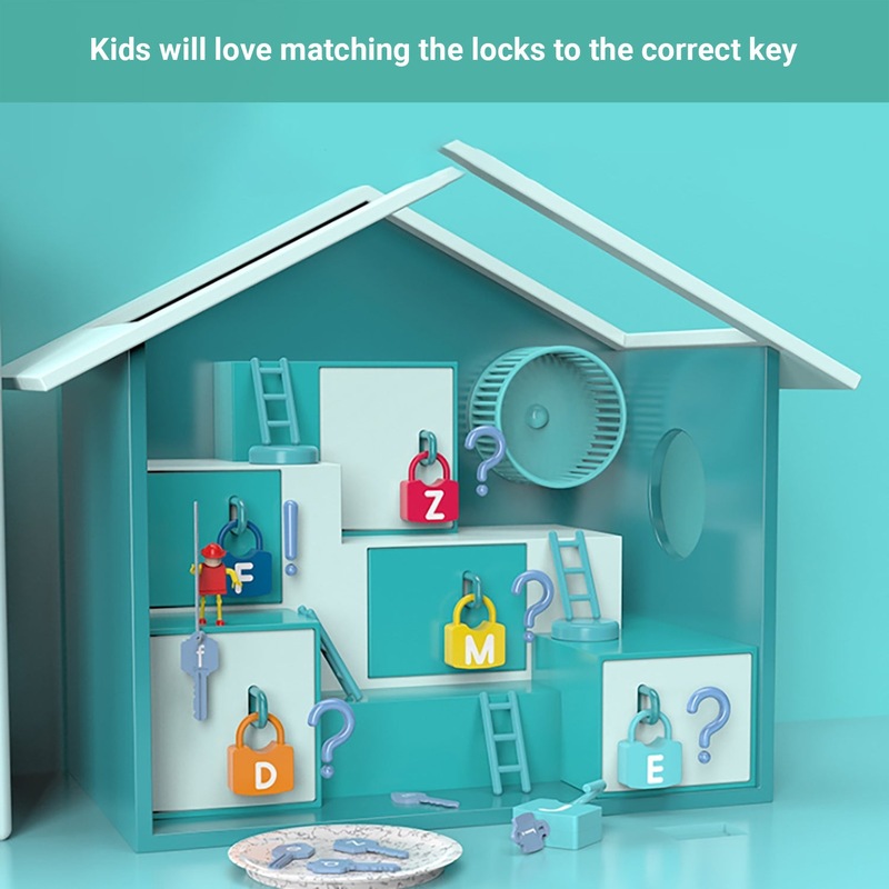 Buy Truboo Kids Learning Locks Toy ABC Alphabet Numbers Educational ...