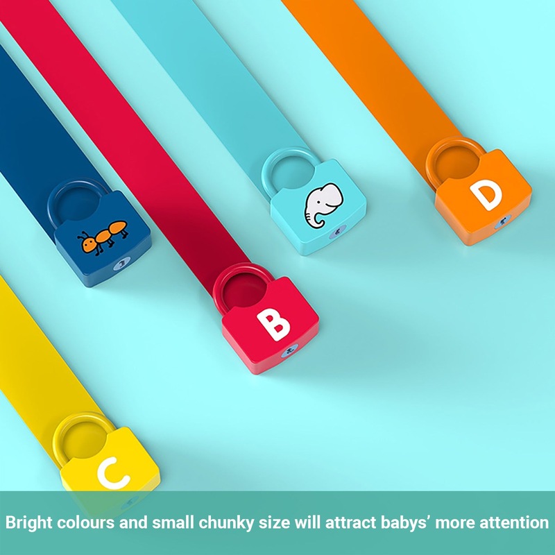 Buy Truboo Kids Learning Locks Toy ABC Alphabet Numbers Educational ...