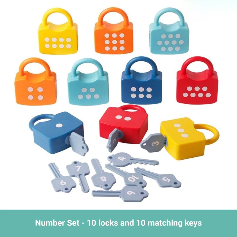 Buy Truboo Kids Learning Locks Toy ABC Alphabet Numbers Educational ...