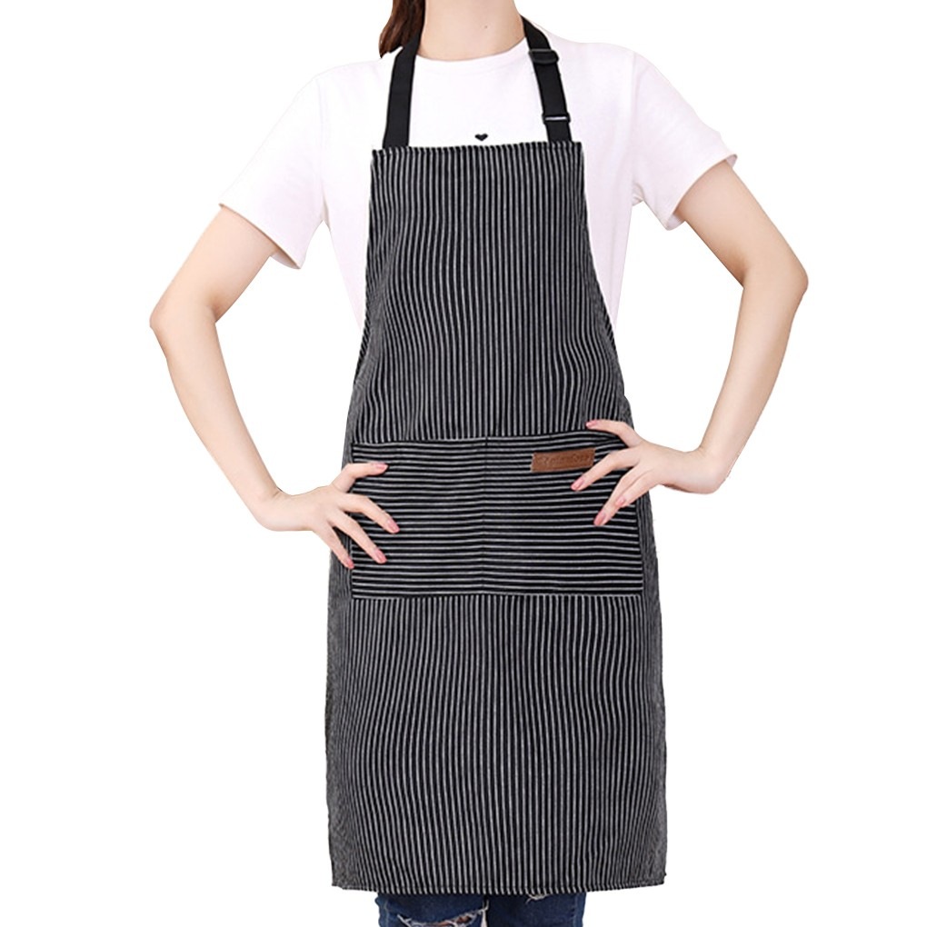 Buy Adjustable Apron Hanging Neck Cooking Kitchen Baking Bar BBQ Chefs ...