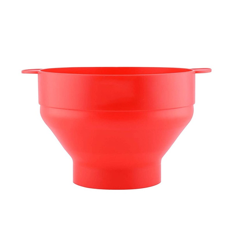 Buy Popcorn Maker Popper Microwave Silicone Collapsible Bowl Container ...